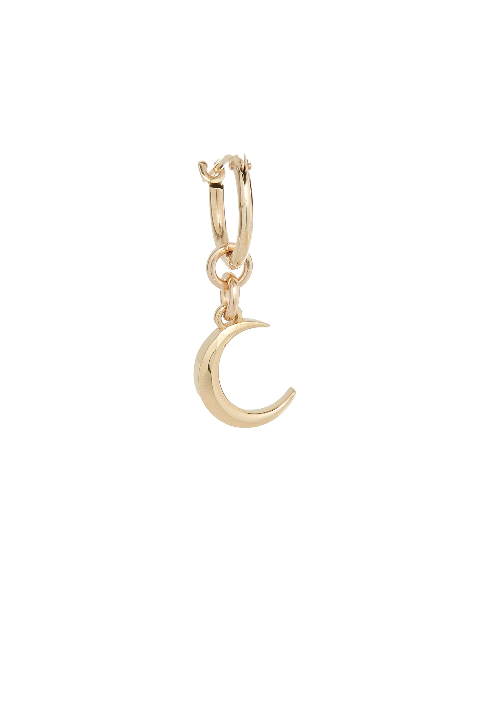 Crescent Moon Hoops – Talon jewelry