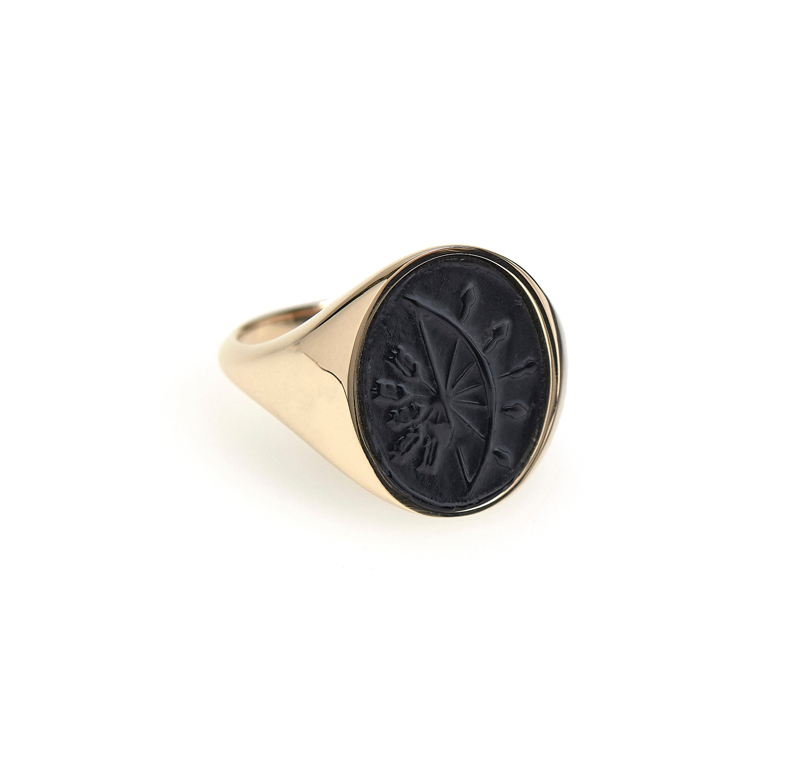 BOW AND ARROW INTAGLIO SIGNET RING – Talon jewelry